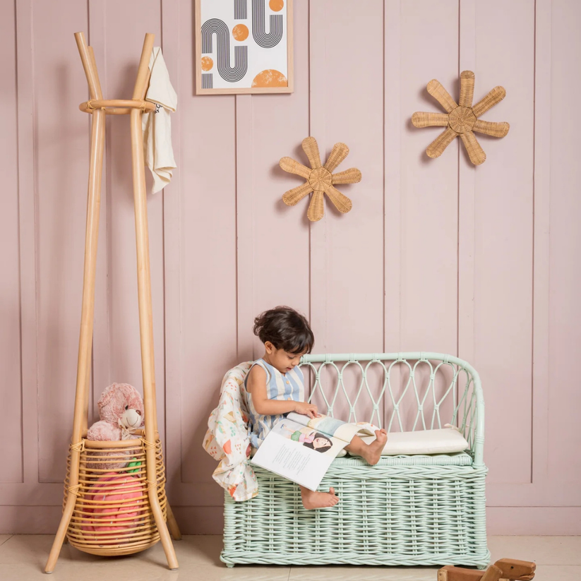 Buy Nursery Rattan Hide 'n' Sleep Sofa Online | Cinta Kids