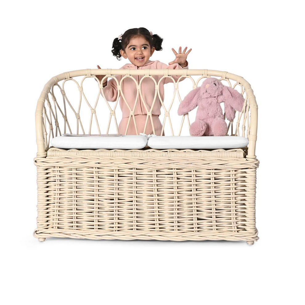 Buy Nursery Rattan Hide 'n' Sleep Sofa Online | Cinta Kids